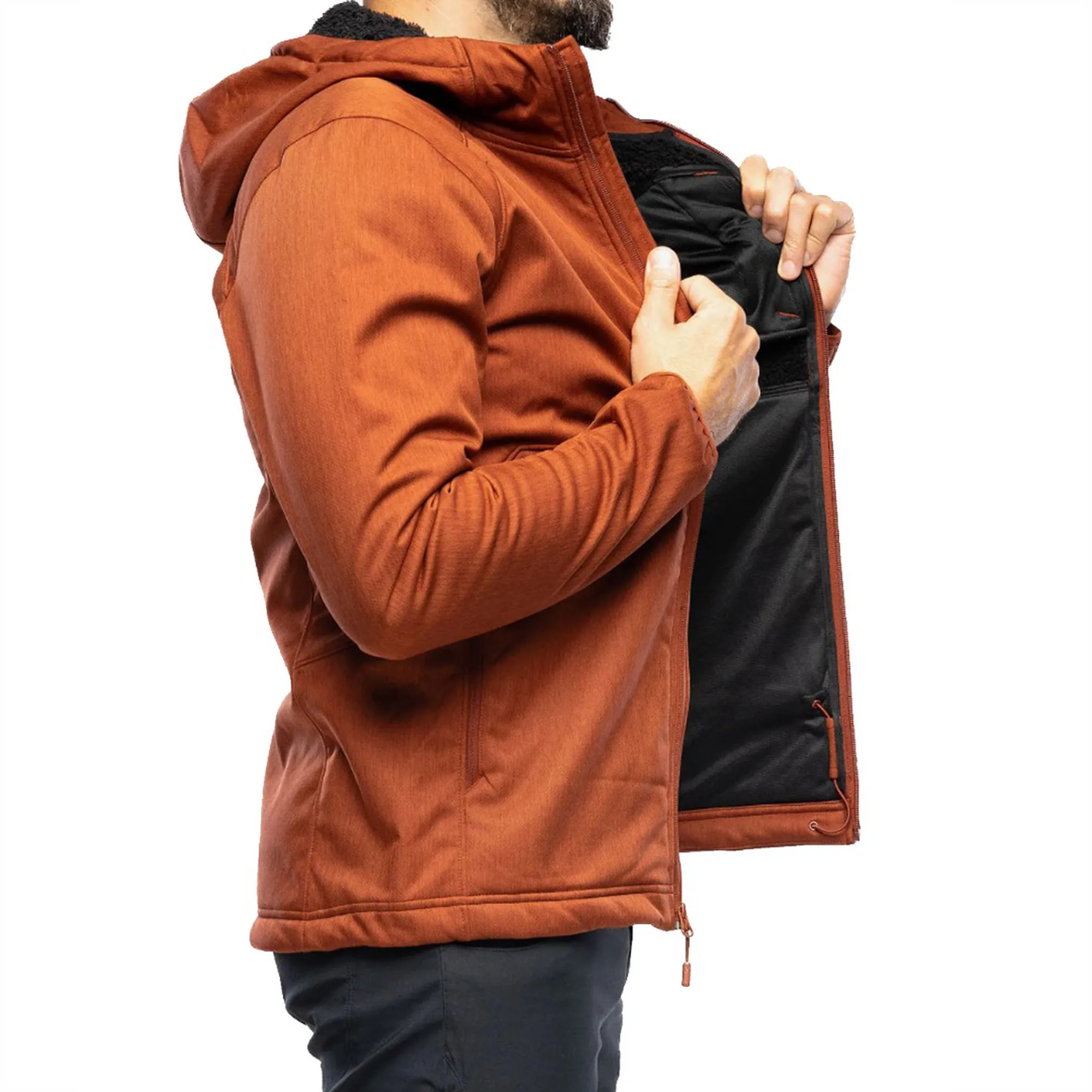 SOFTSHELL JACKET WITH HOOD QUEST